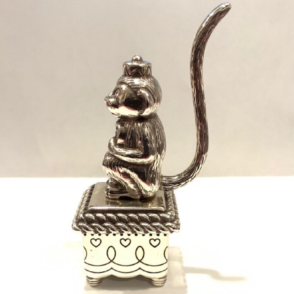 Golden Butterfly Gifts. Brighton Monkey Trinket Box Ring Holder